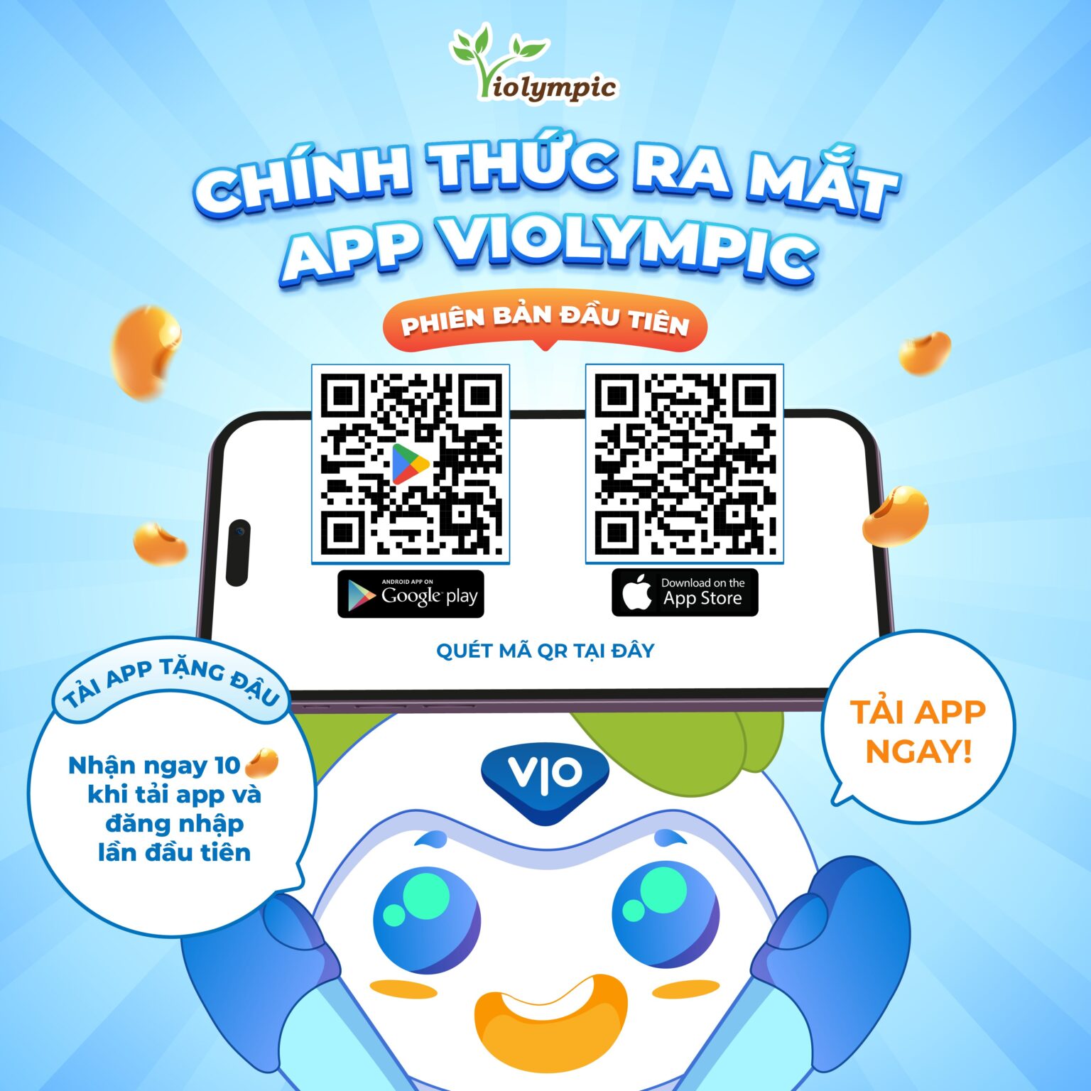 Violympic chính thức ra mắt phiên bản app đầu tiên | VioEdu