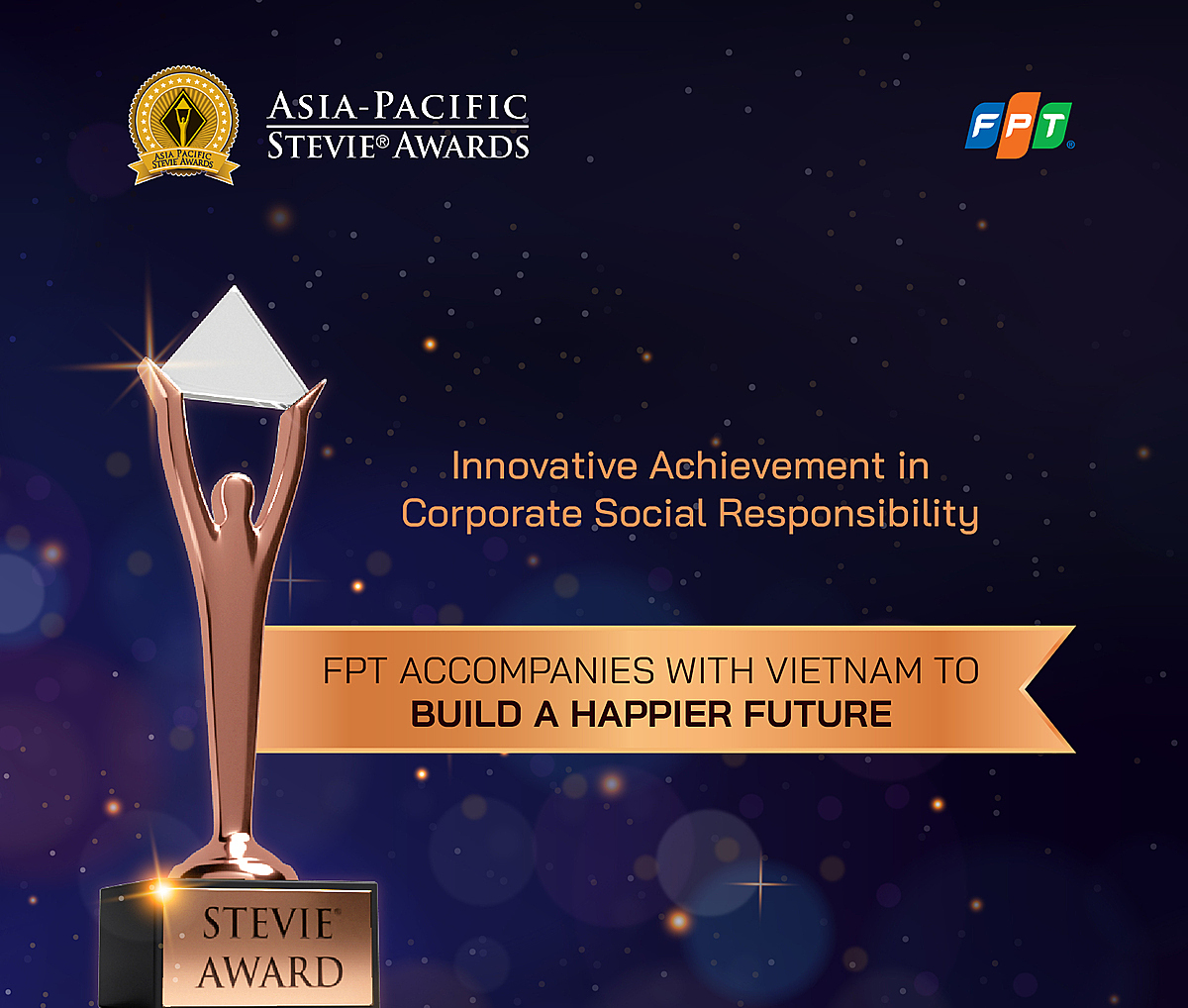 FPT giành hai giải Vàng tại Asia-Pacific Stevie Awards 2023 | VioEdu